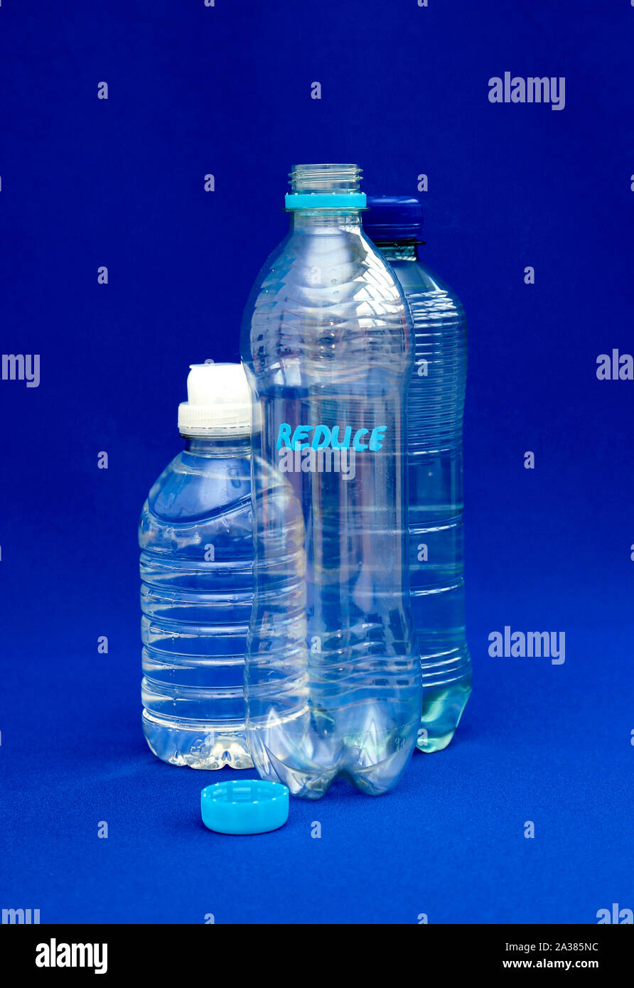 Plastic bottle pollution word hi-res stock photography and images - Alamy