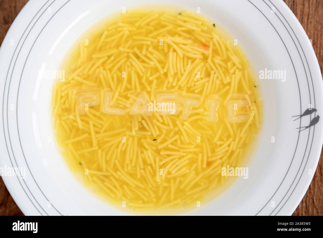 Plastic soup also known as garbage soup. (sea pollution and ...