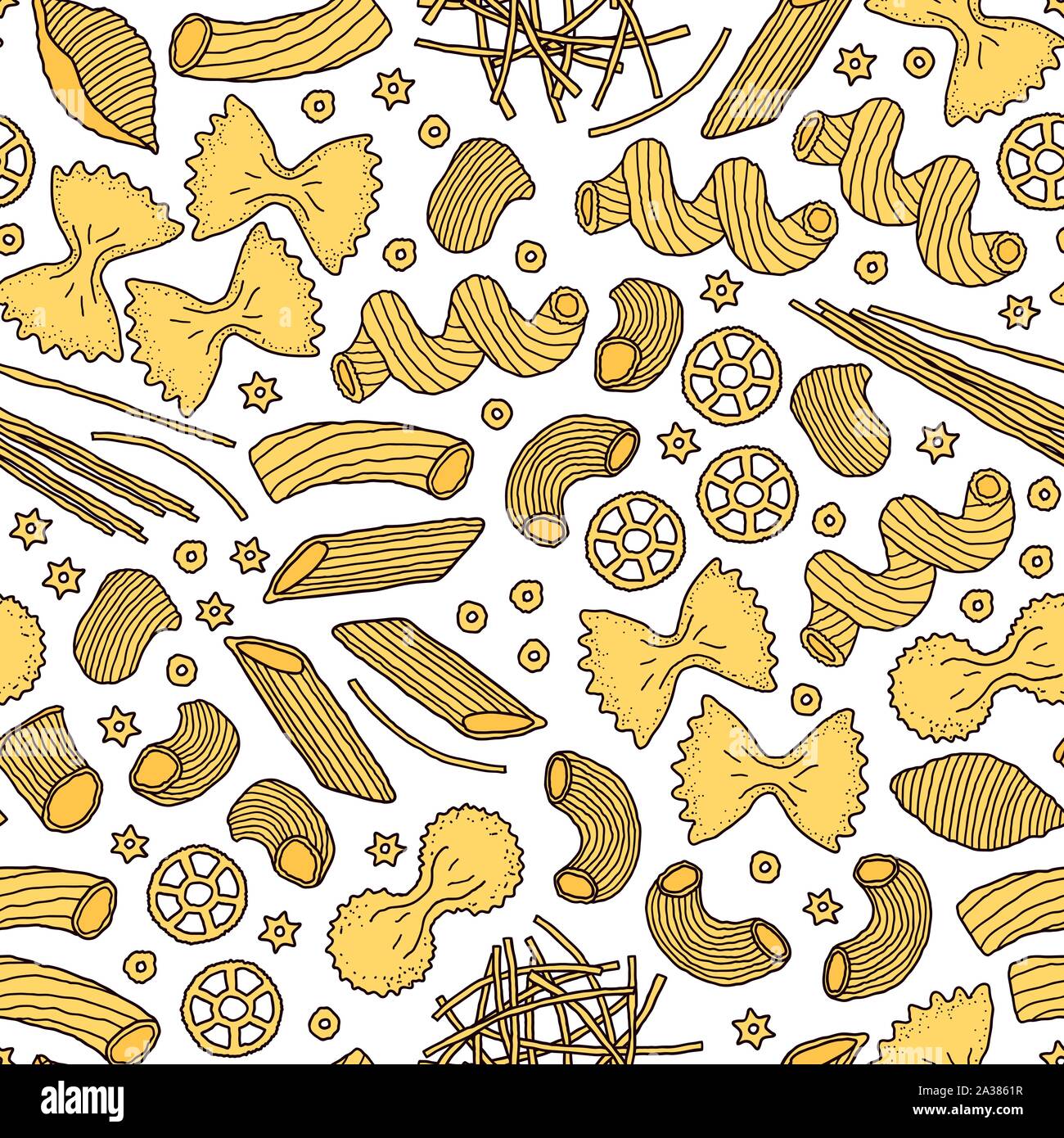 Penne pasta shape Stock Vector Images - Alamy