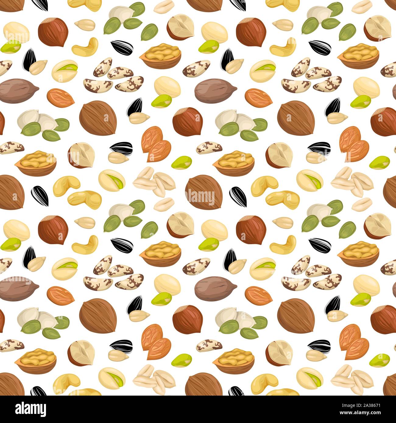 Ripe nut on walnut Stock Vector Images - Alamy