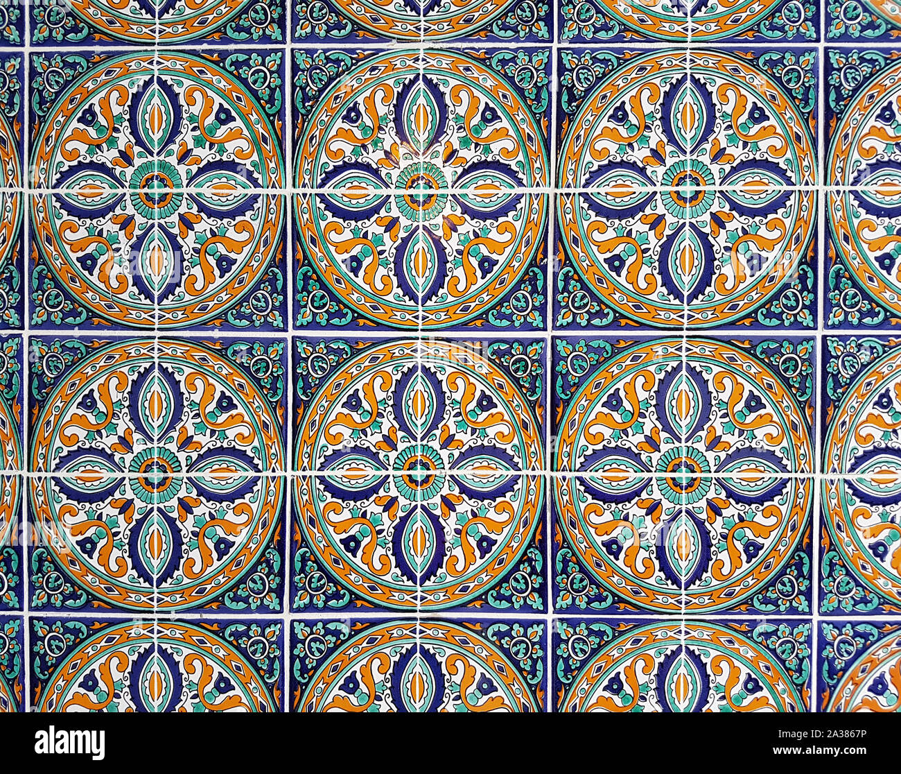 Hand painted ceramic tiles hi-res stock photography and images - Alamy