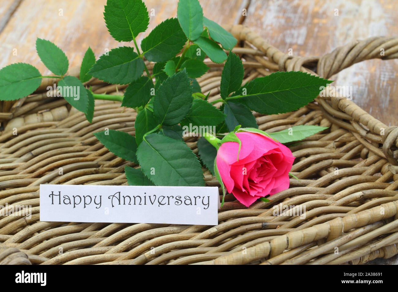 Happy anniversary rose hi-res stock photography and images - Alamy