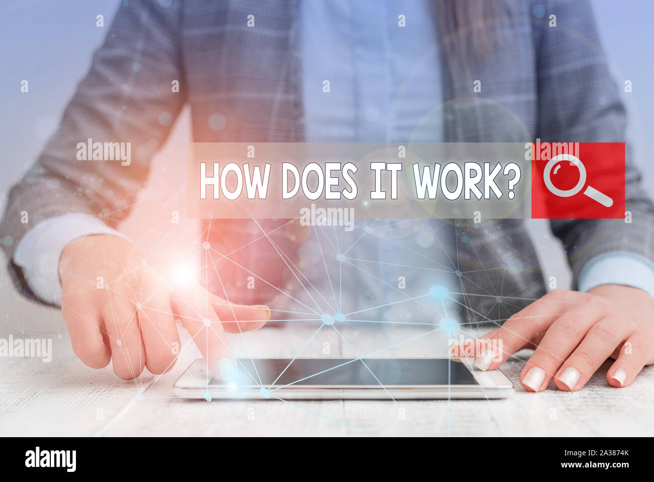 Handwriting text writing How Does It Work Question. Conceptual photo ...