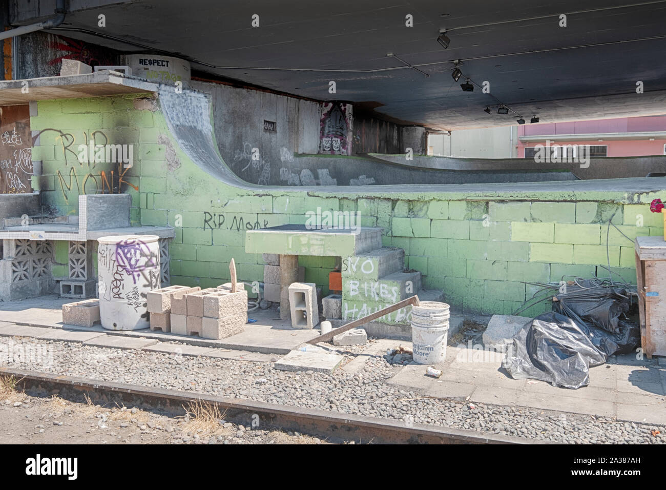 SEATTLE, UNITED STATES - JUNE 30, 2019: The entrance to the landmark ...
