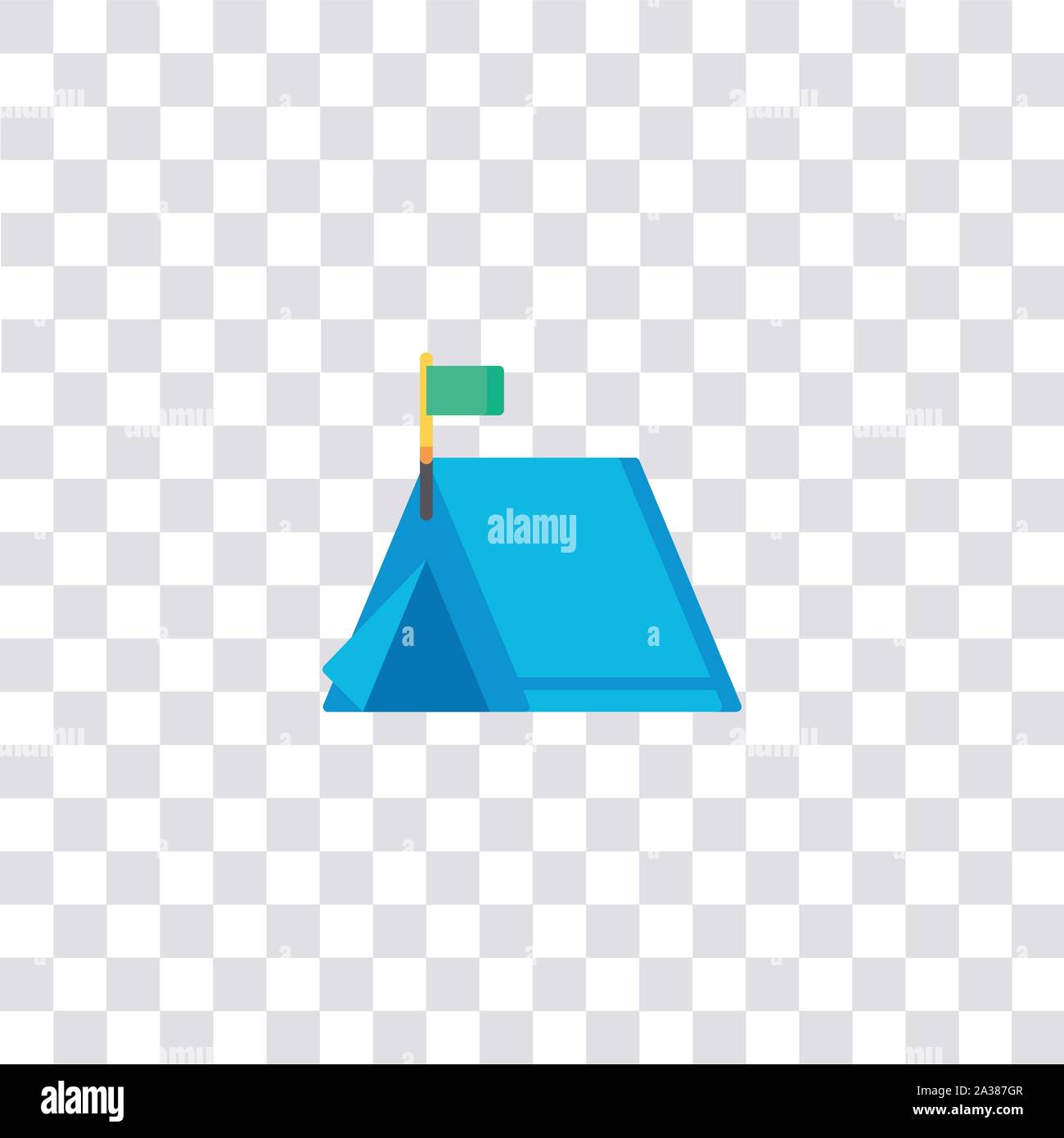 camp icon sign and symbol. camp color icon for website design and ...