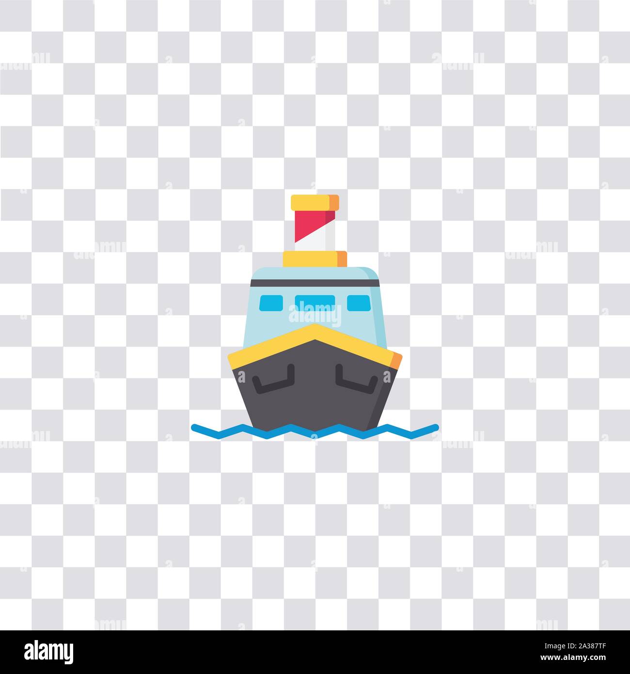 ship icon sign and symbol. ship color icon for website design and ...