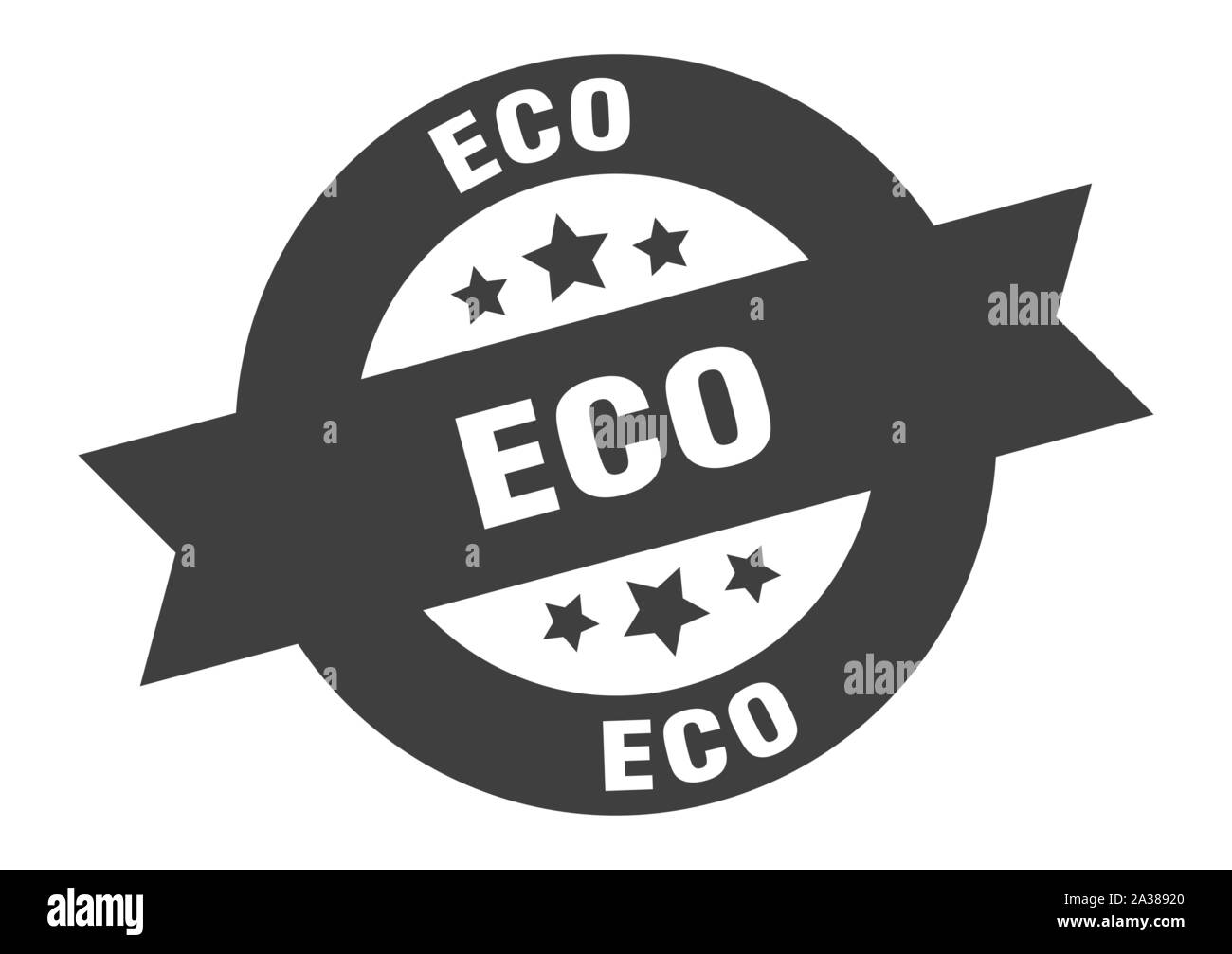 Eco stamp round band Stock Vector Images - Alamy