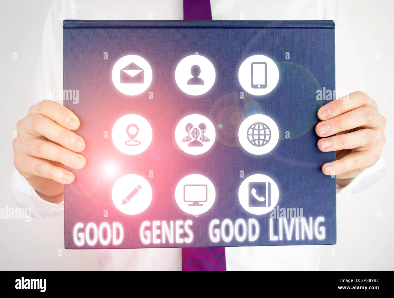 Handwriting text writing Good Genes Good Living. Conceptual photo ...