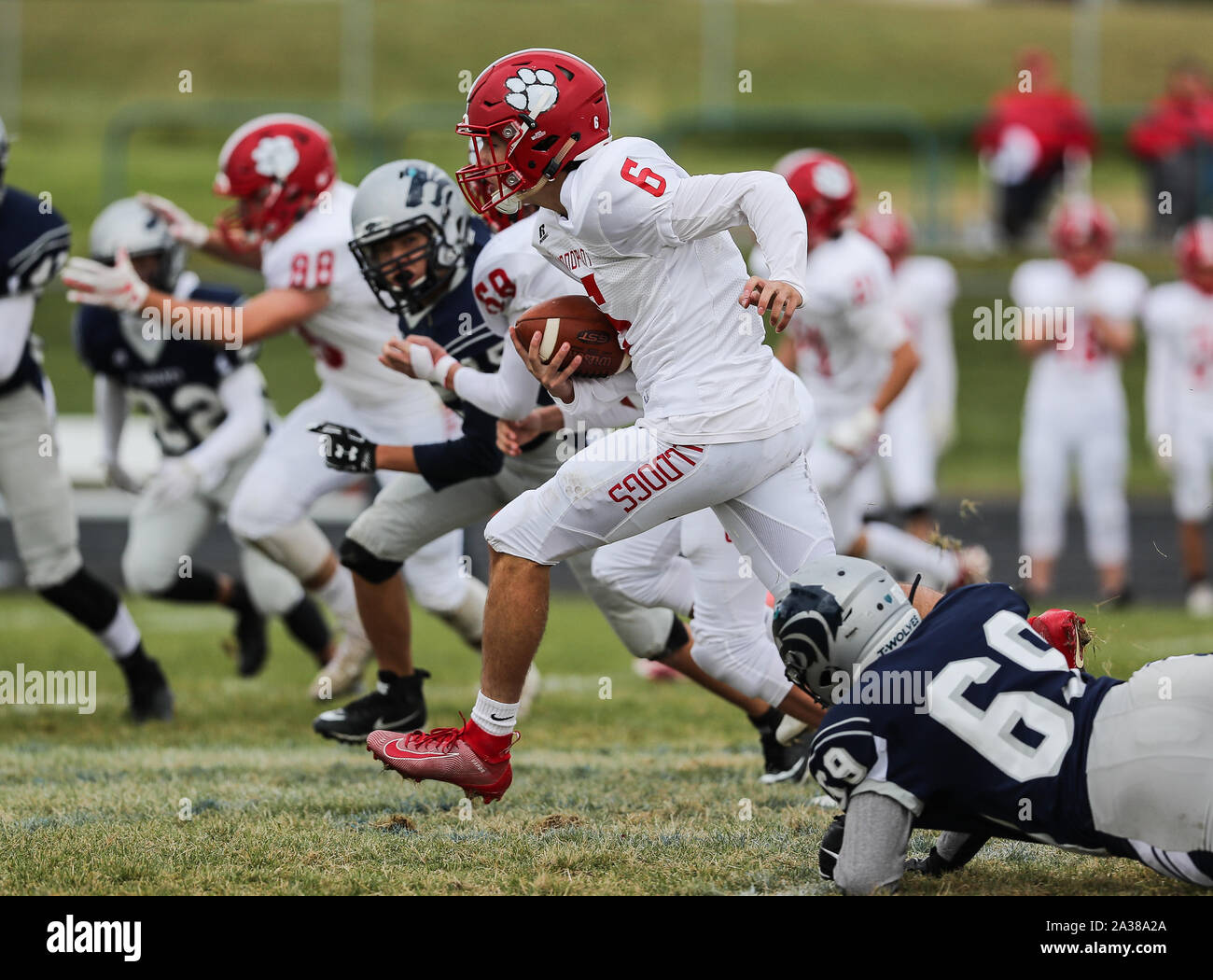 Junior varsity football with Sandpoint vs. Lake City High School in ...