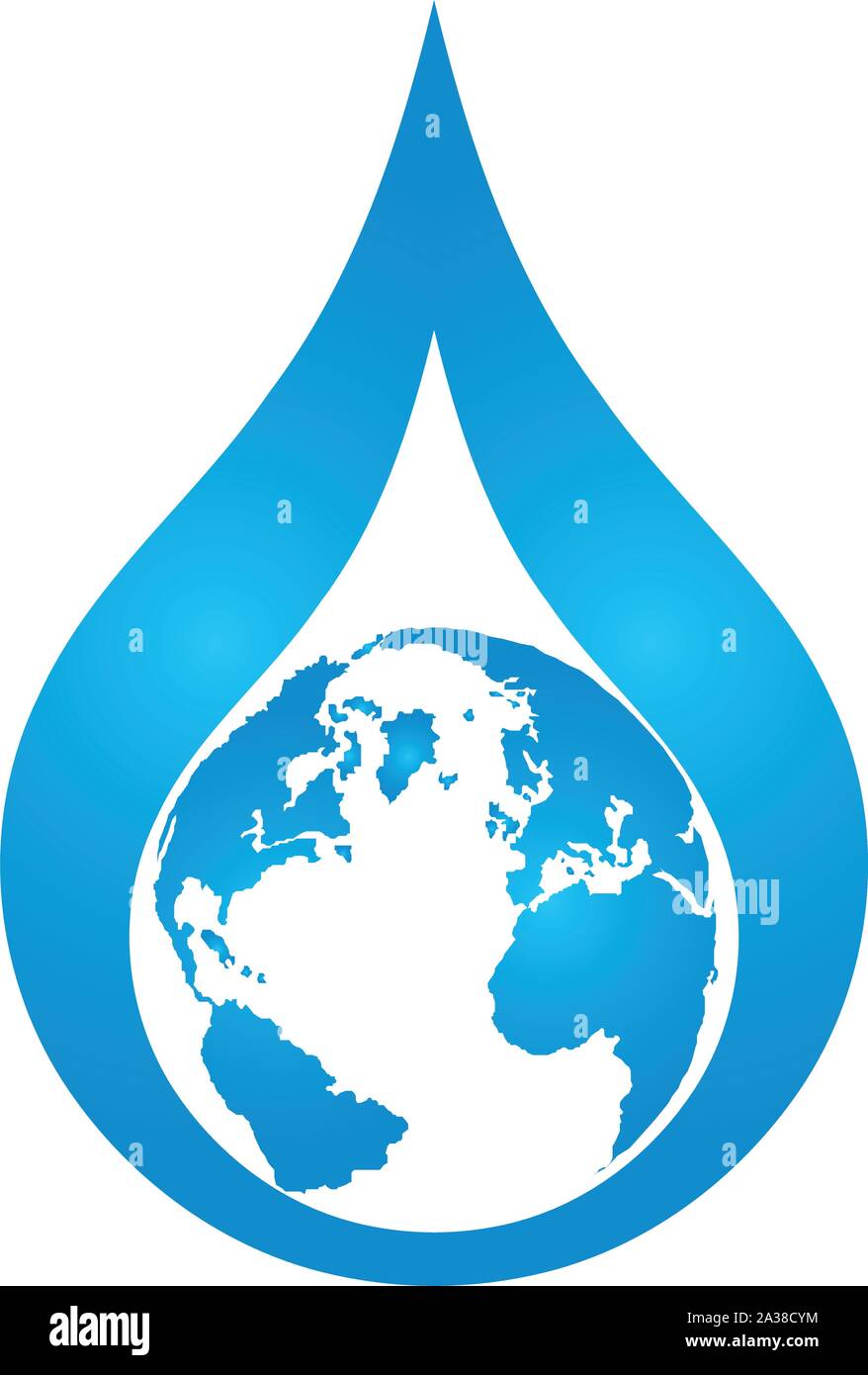 Earth ball, globe, drops, logo Stock Vector Image & Art - Alamy