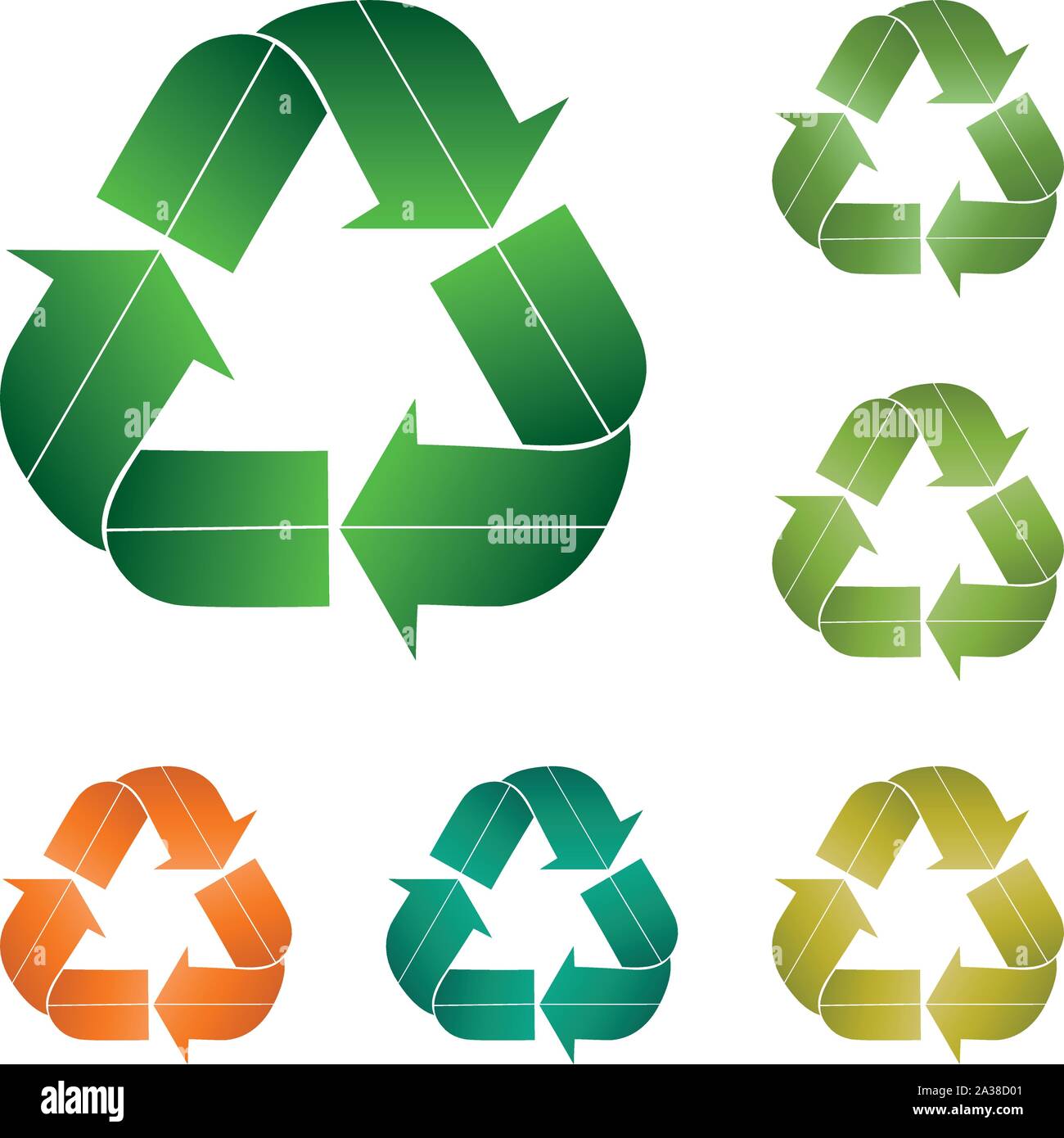Recycling arrows, recycle signs, logo Stock Vector Image & Art - Alamy