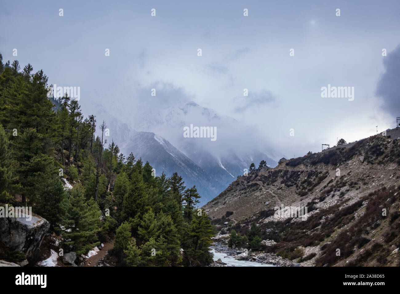 Chitkul landscape, Himachal Pradesh, India Stock Photo - Alamy