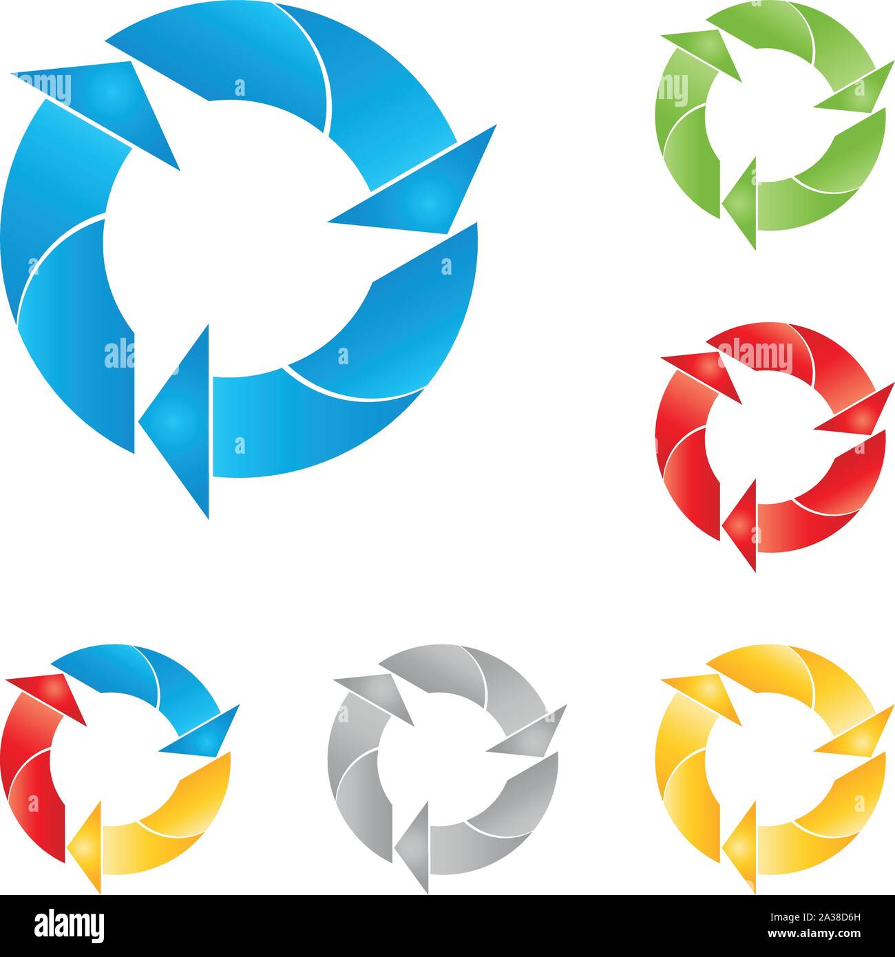 Recycling arrows, recycle signs, logo Stock Vector Image & Art - Alamy
