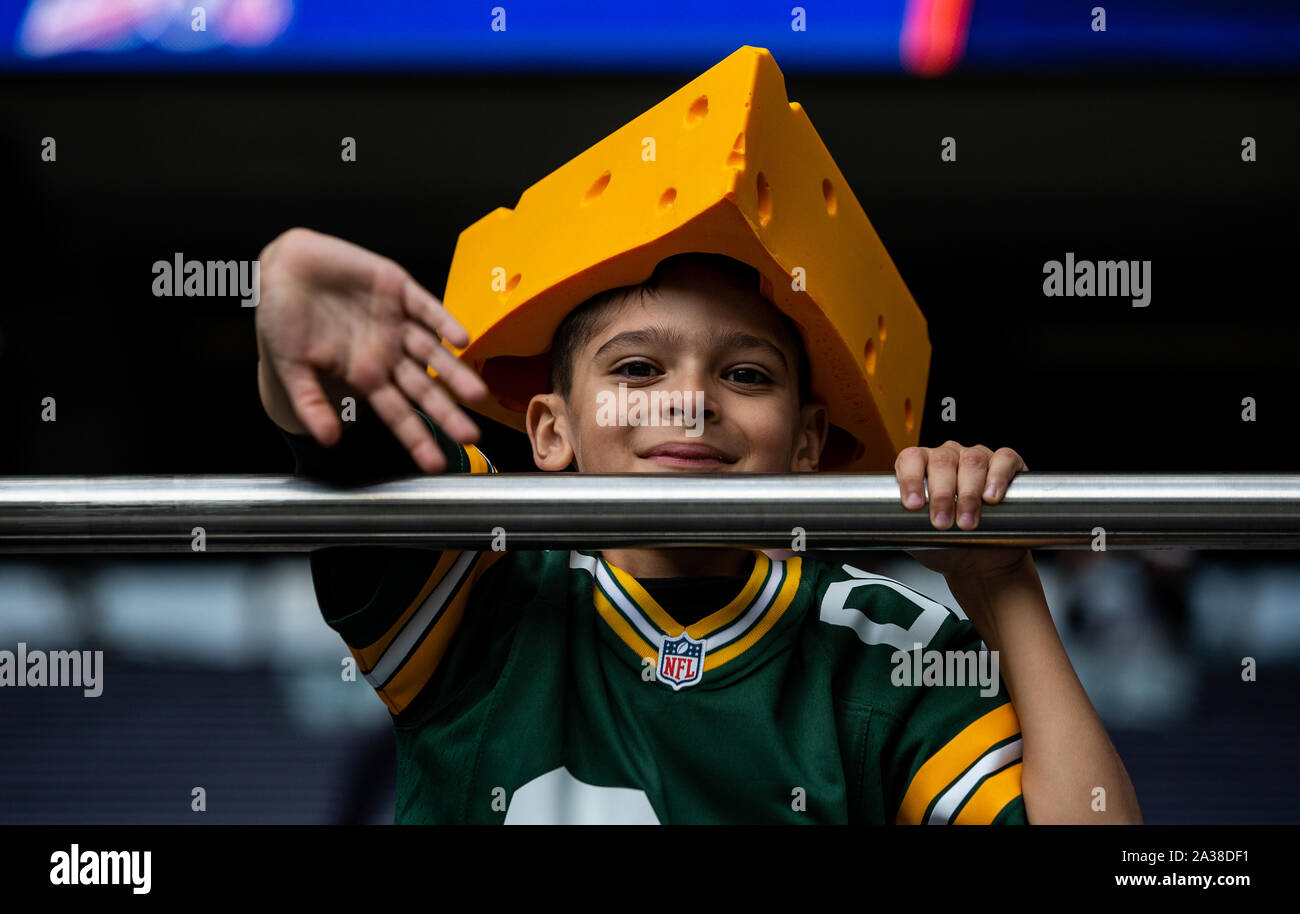 A young fan during the NFL International Series match at Tottenham ...