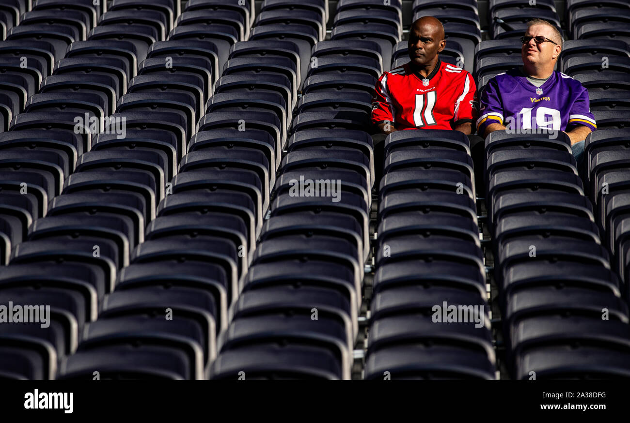 Fans inside the stadium during the NFL International Series match at ...
