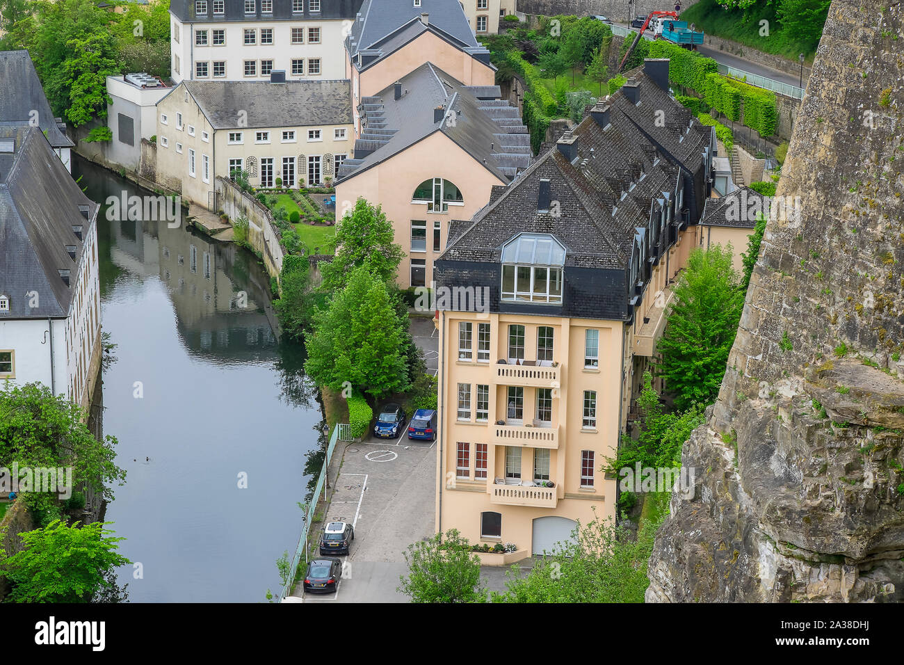Luxembourg City View Promenade Corniche High Resolution Stock ...