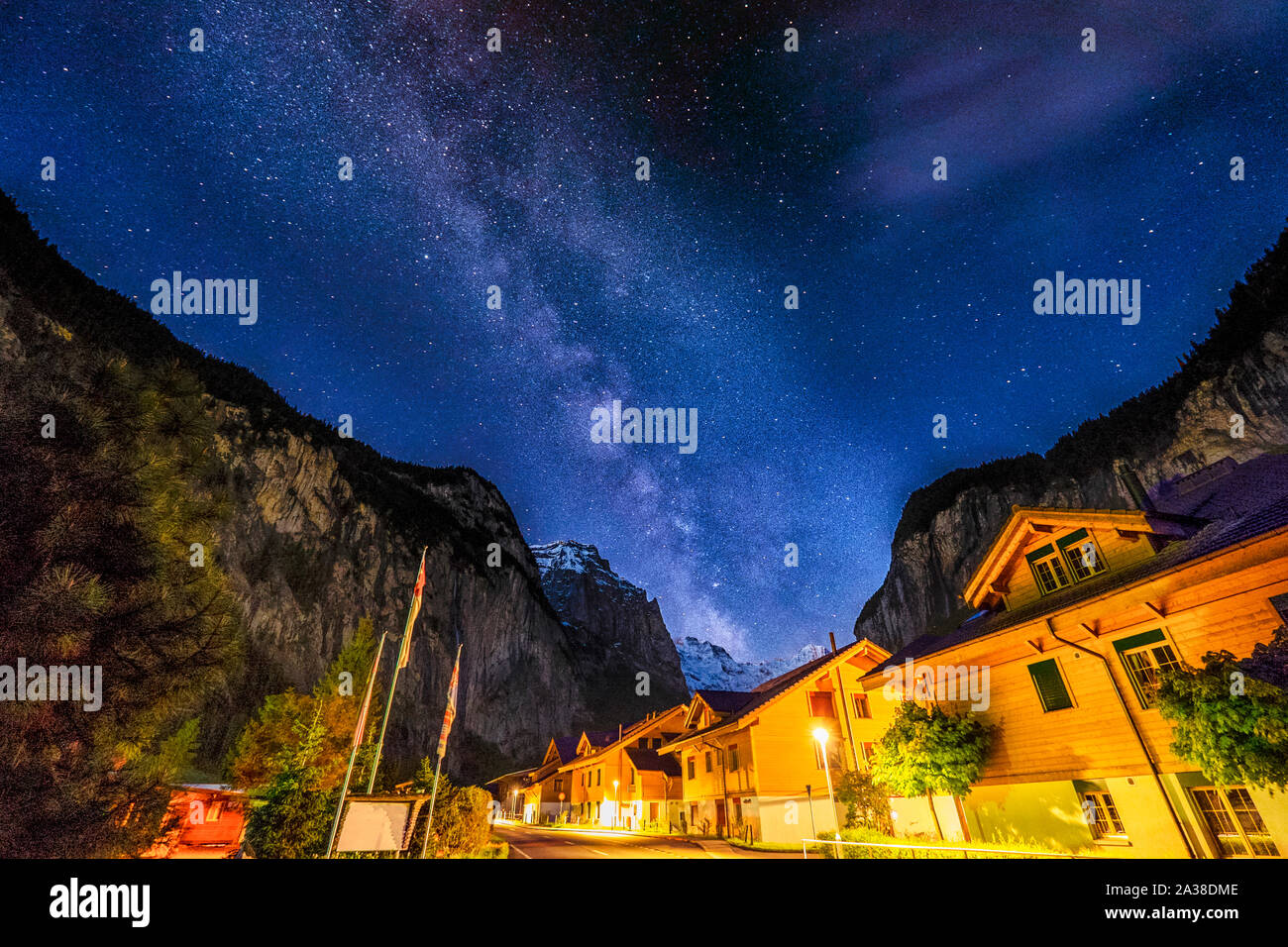 Village Night Switzerland High Resolution Stock Photography and Images ...