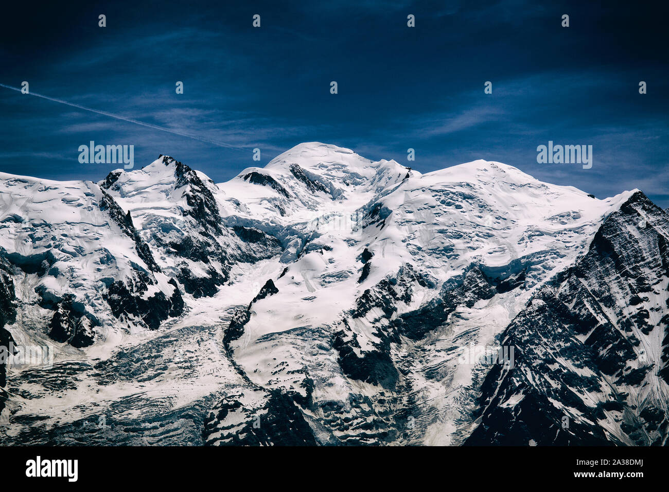 French Alpine Magic in the Chamonix valley Stock Photo - Alamy