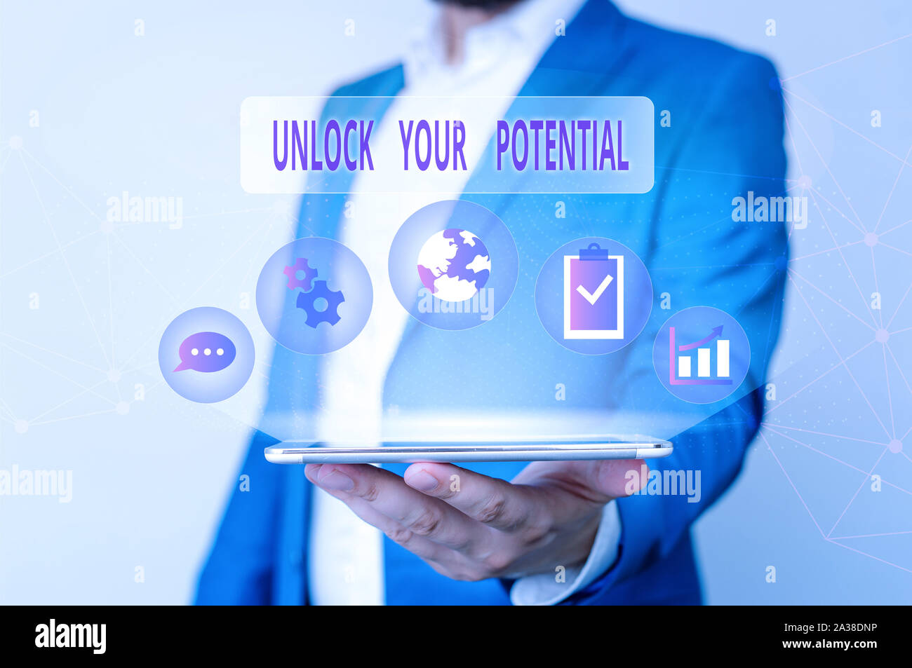 Conceptual hand writing showing Unlock Your Potential. Concept meaning ...