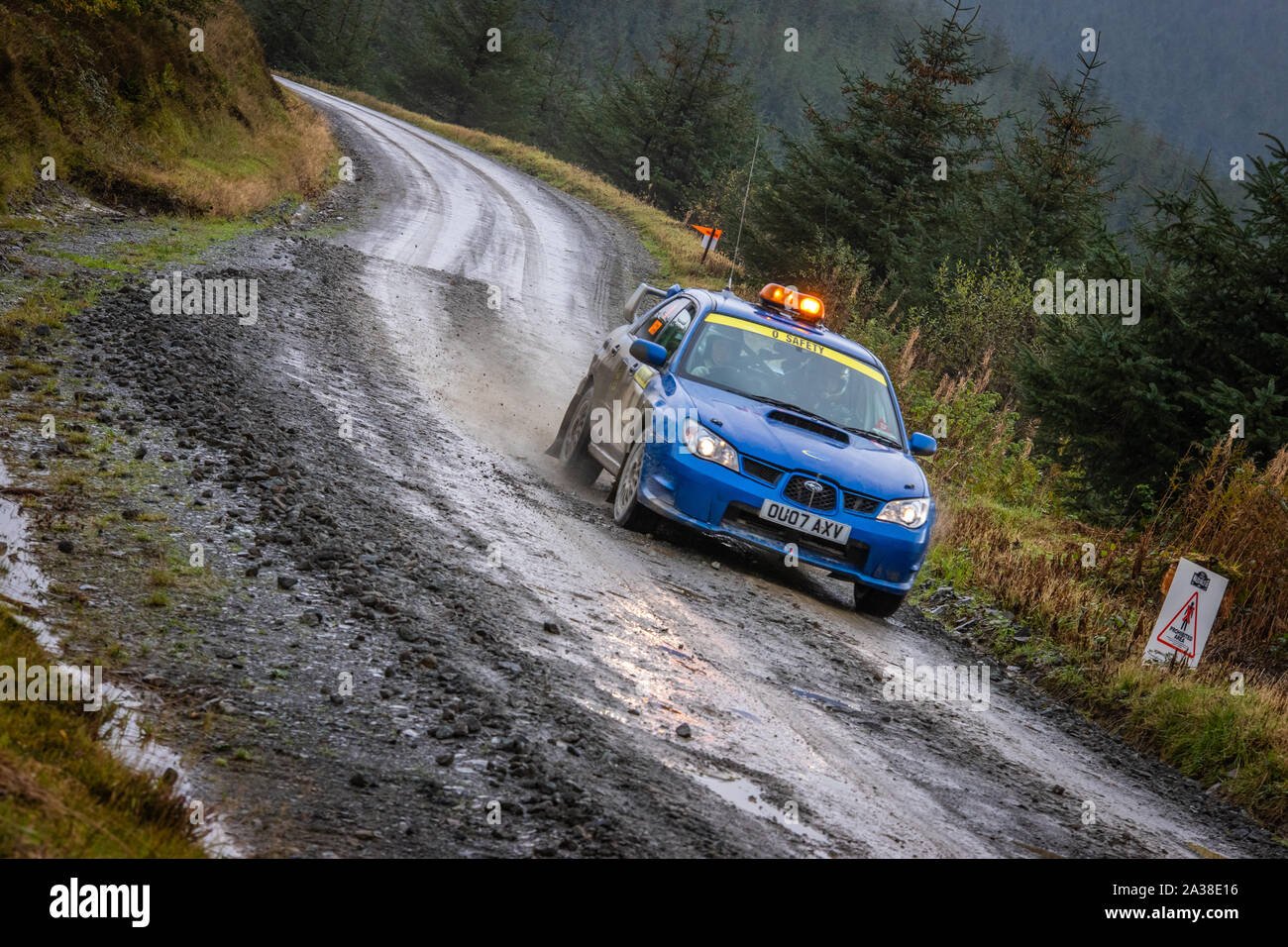 The 0 (Zero) car runs through the Myherin stage. This is the final ...