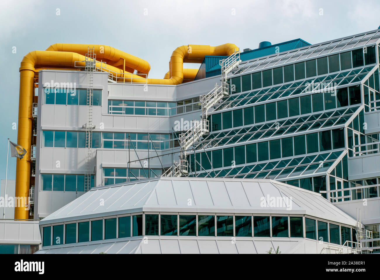 Rotterdam, Netherlands -October 4, 2019: The Central library of ...