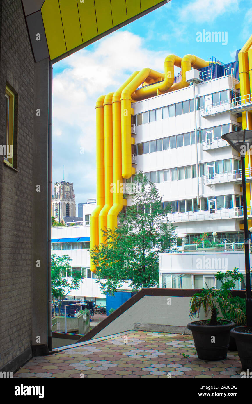 Rotterdam, Netherlands -October 4, 2019: The Central library of ...