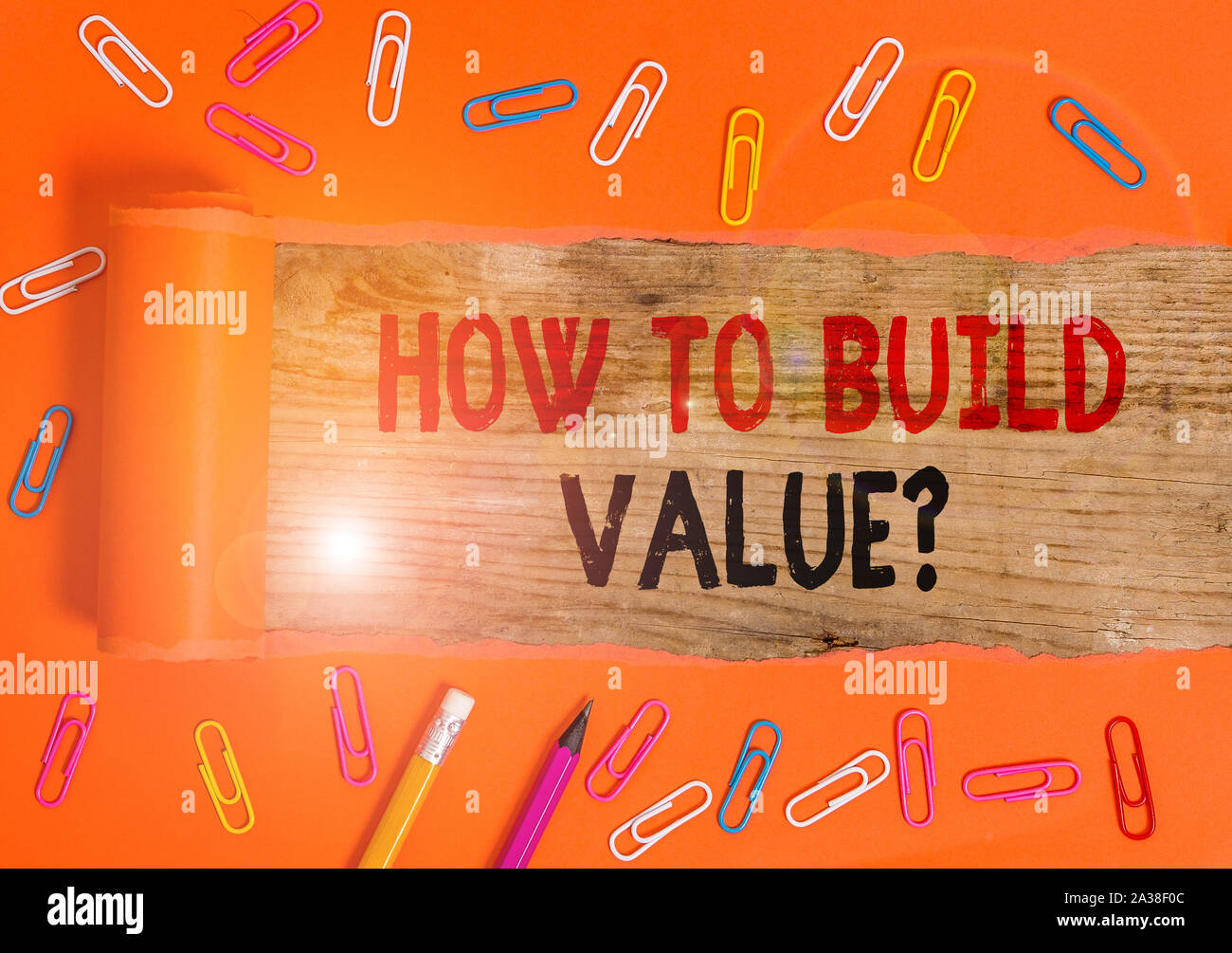 Conceptual hand writing showing How To Build Value Question. Concept ...