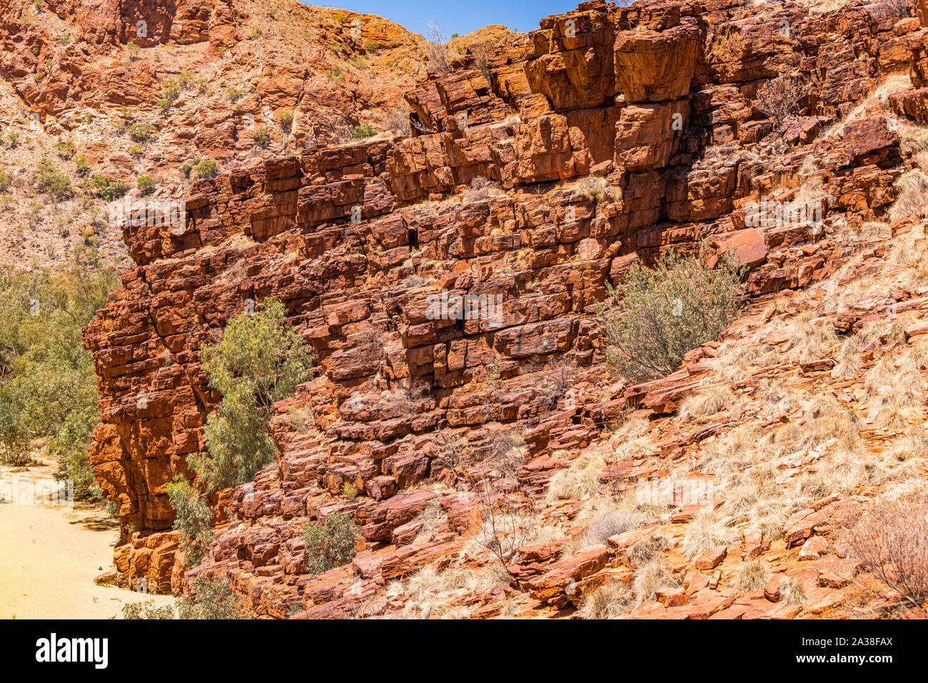 Trephina Gorge Nature Park in the remote East MacDonnell Ranges in the ...