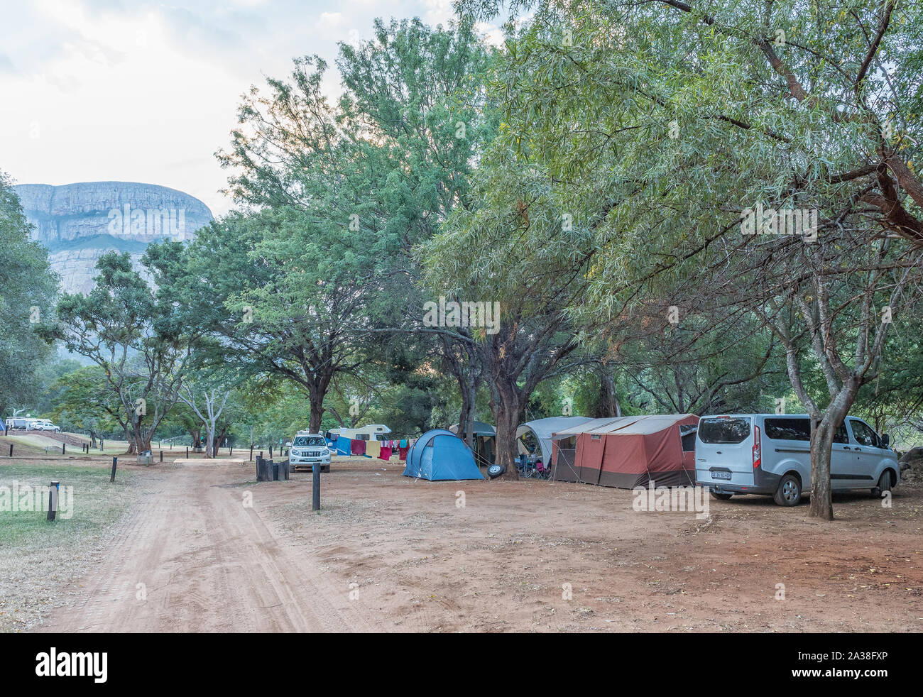 SWADINI, SOUTH AFRICA - MAY 18, 2019: View of the caravan park at ...