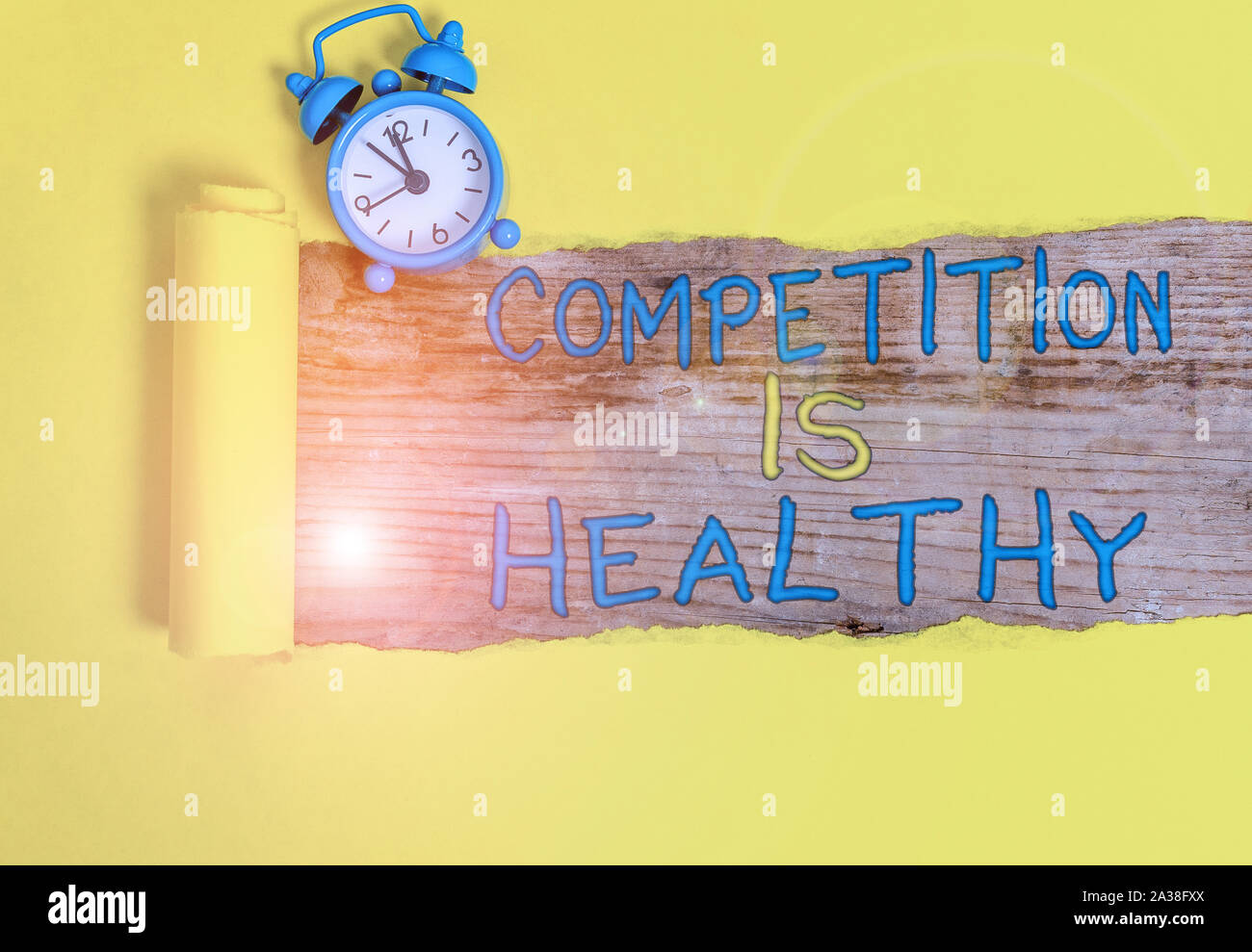 Writing note showing Competition Is Healthy. Business concept for ...
