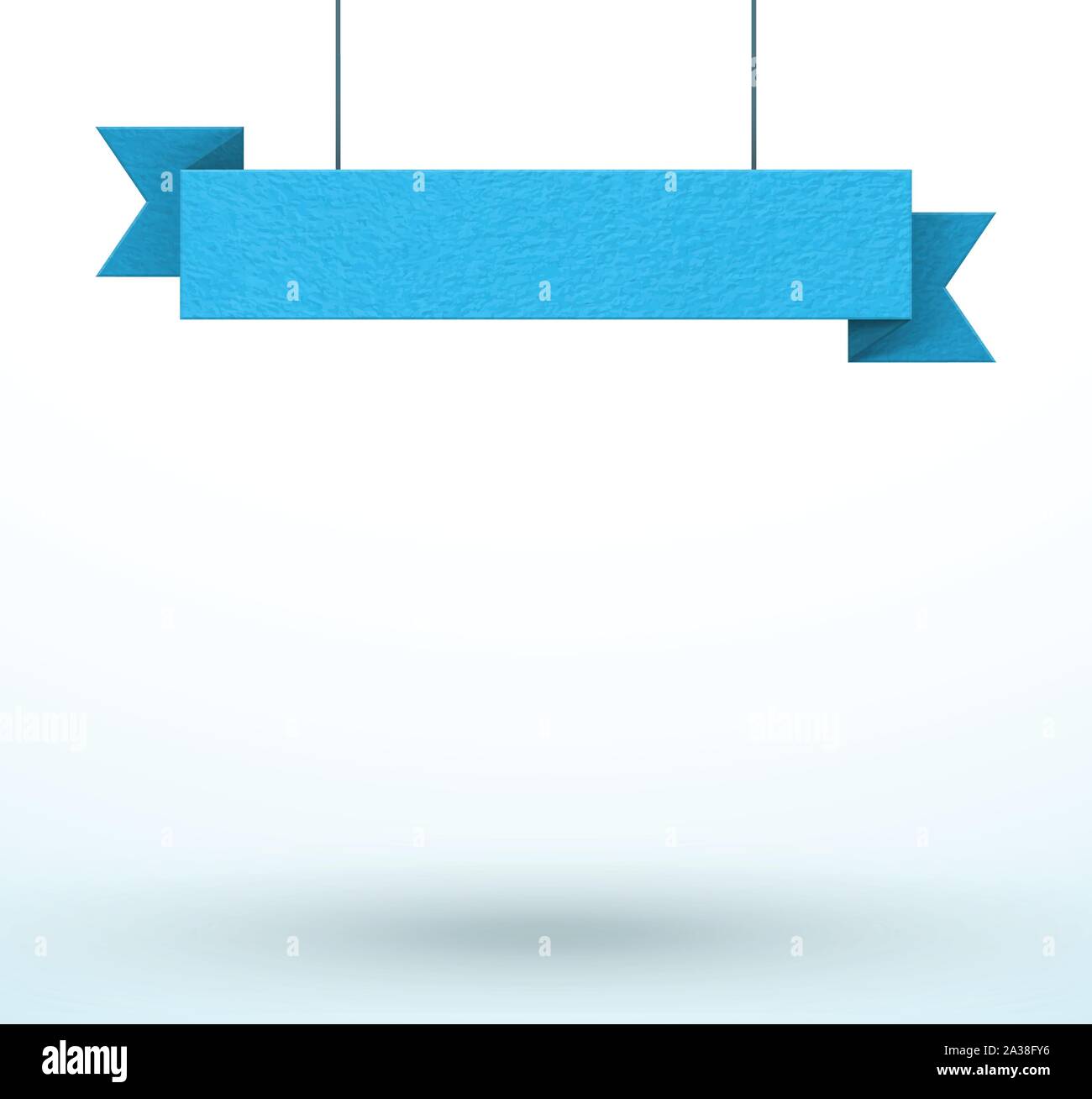 One blue ribbon Stock Vector Images - Alamy