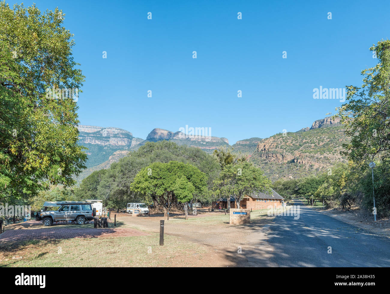 SWADINI, SOUTH AFRICA - MAY 19, 2019: View of the caravan park at ...