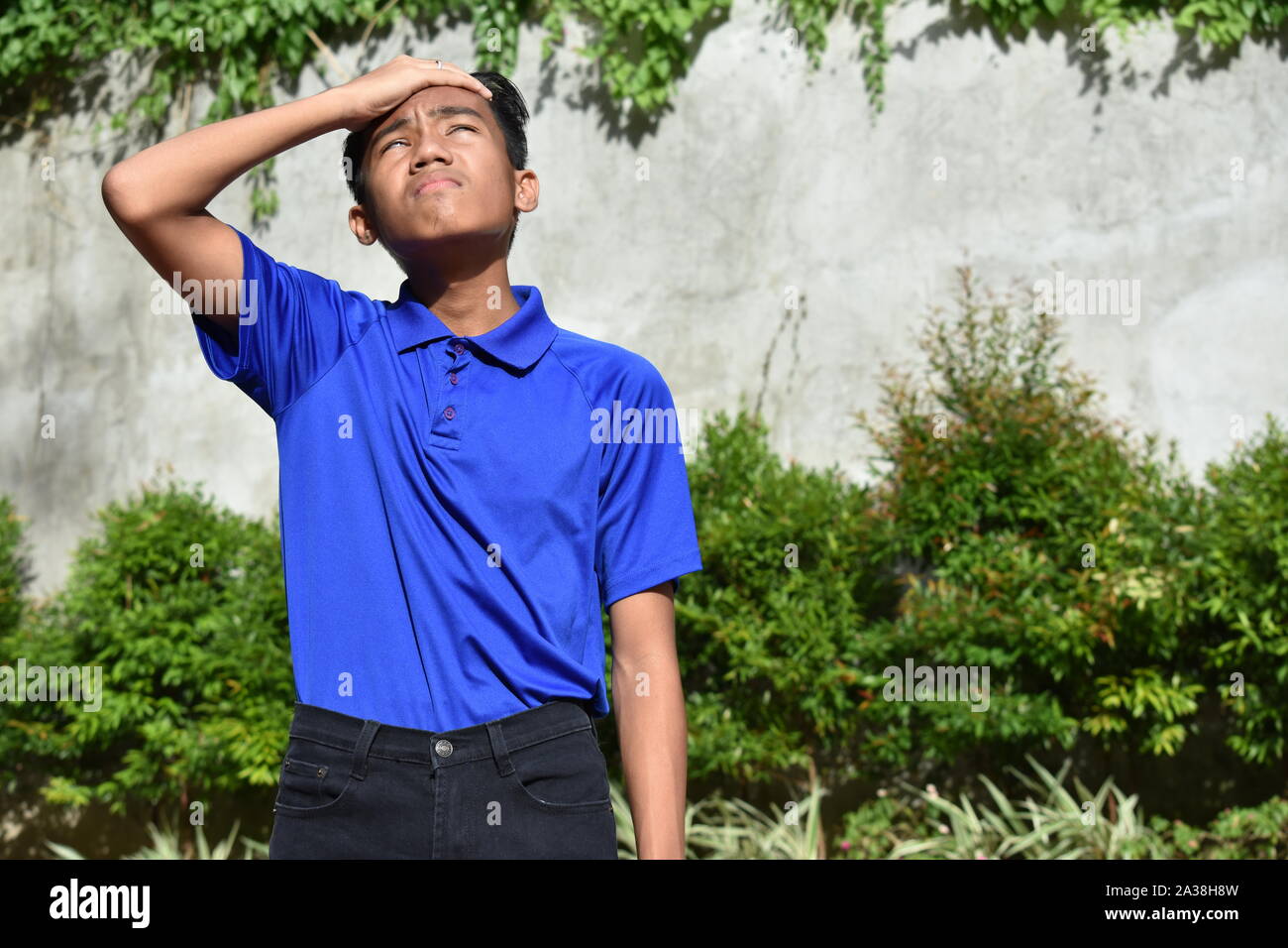 A Good Looking Male Memory Problems Stock Photo - Alamy