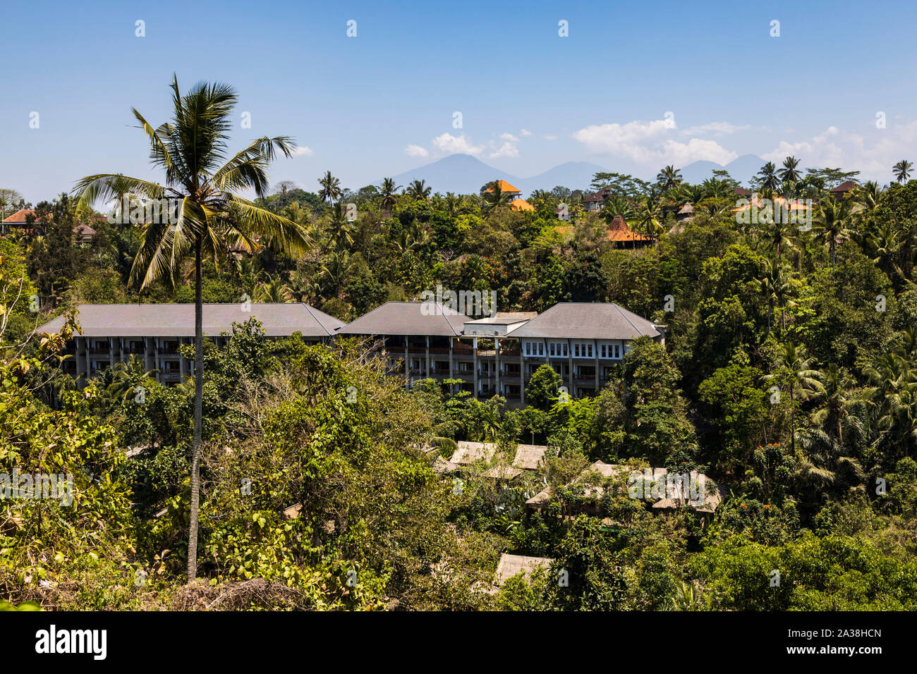 The Lokha Ubud Resort, landscape in Ubud, Bali, Indonesia Stock Photo ...
