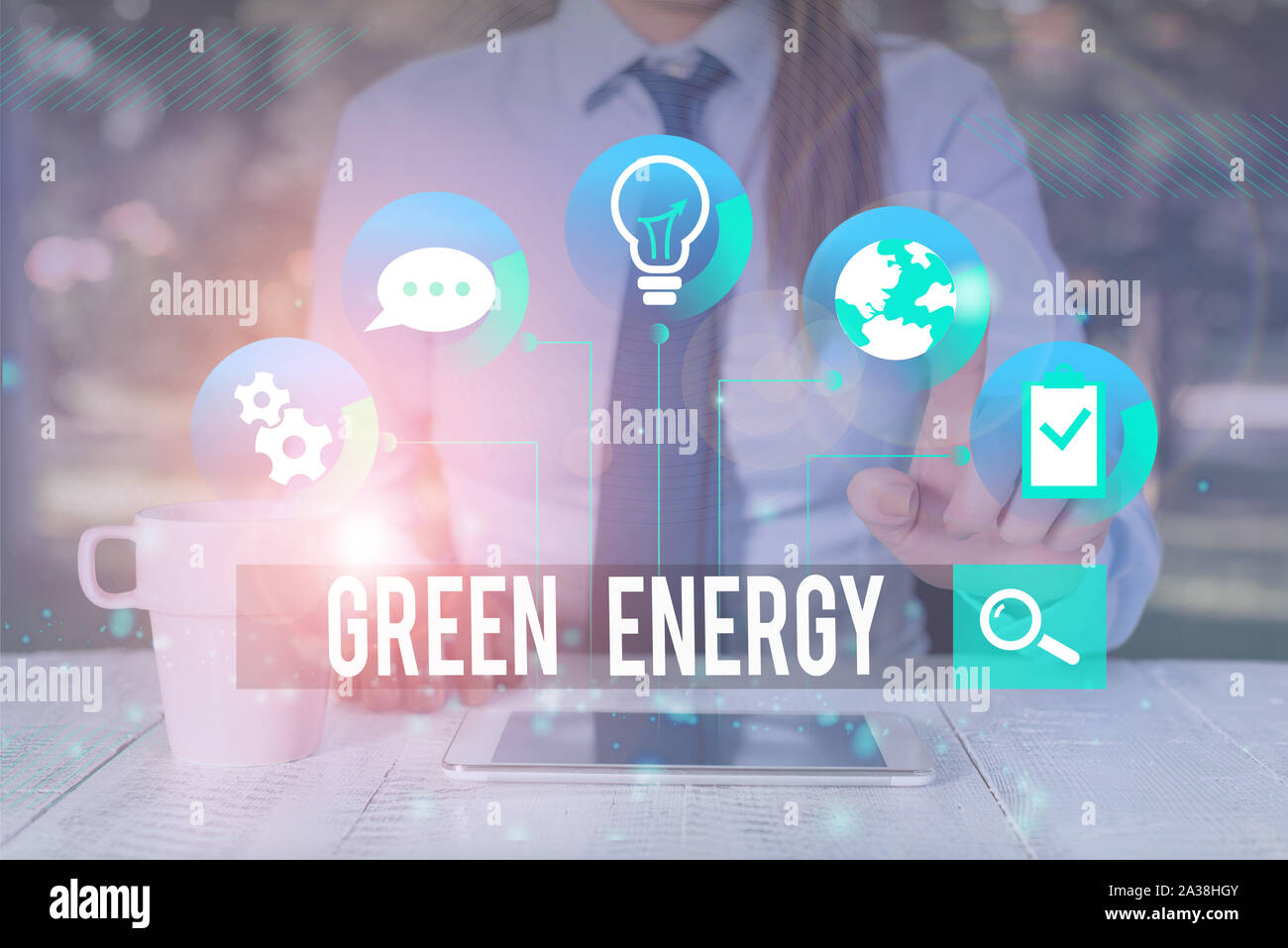 Handwriting text writing Green Energy. Conceptual photo comes from ...