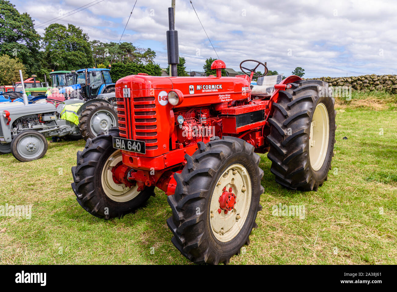 Red McCormick B450 tractor from 1967/1968 Stock Photo - Alamy