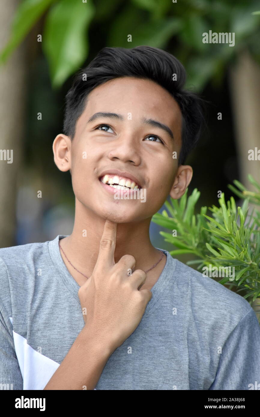 A Boy Decision Making Stock Photo - Alamy