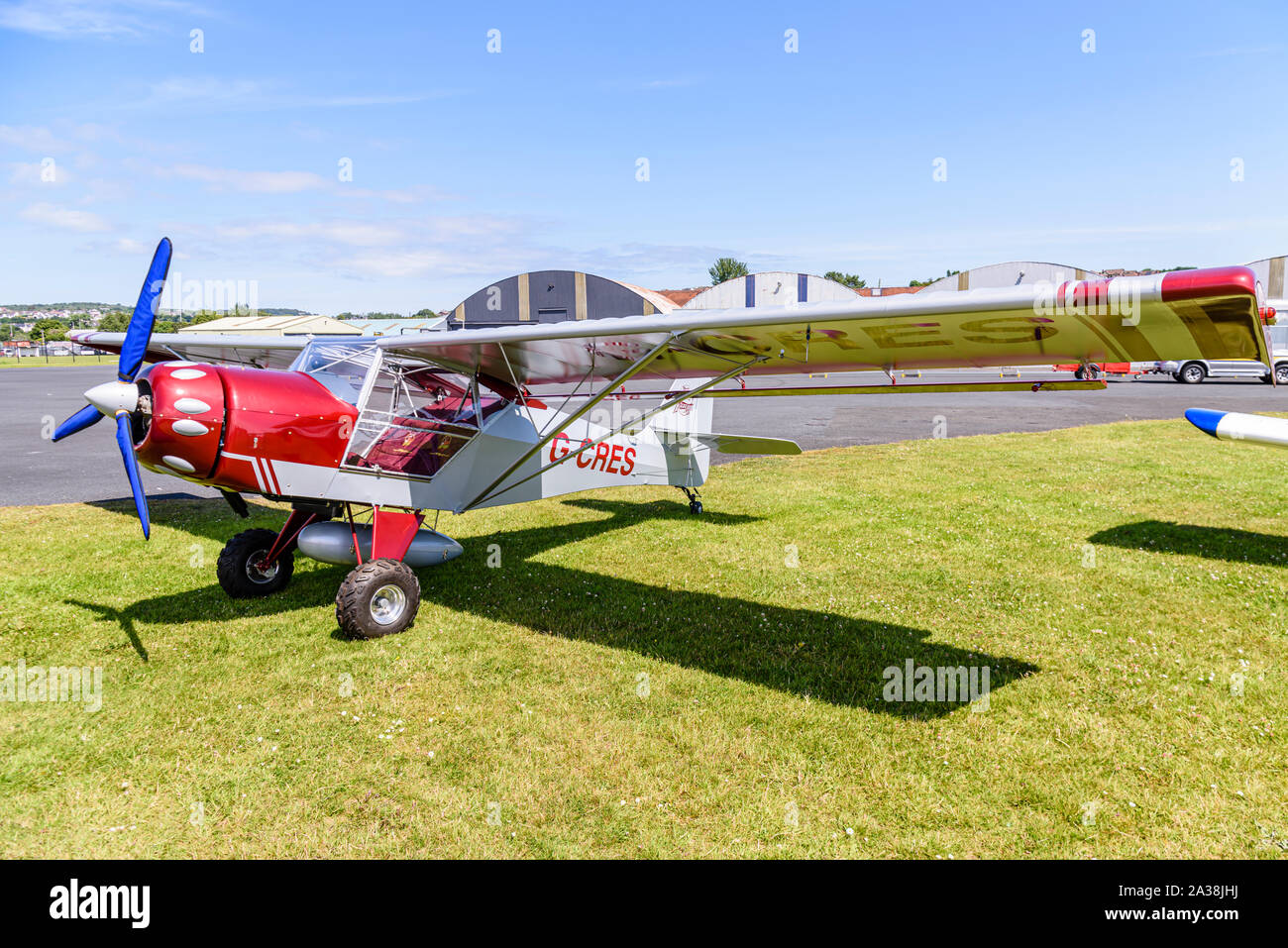 G-CRES 1990 Denney Kitfox Mk2 single seat aircraft Stock Photo - Alamy