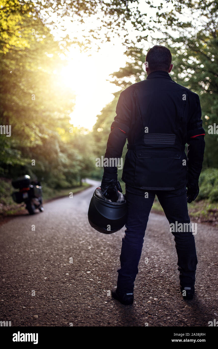 Motorbike road trip hi-res stock photography and images - Alamy