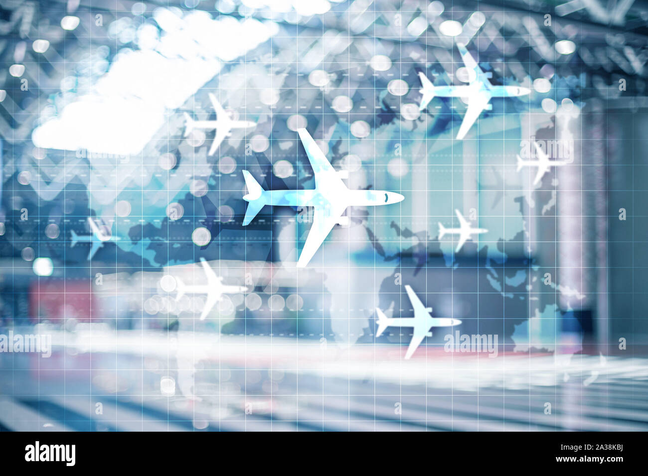 Flight path and world map hi-res stock photography and images - Alamy