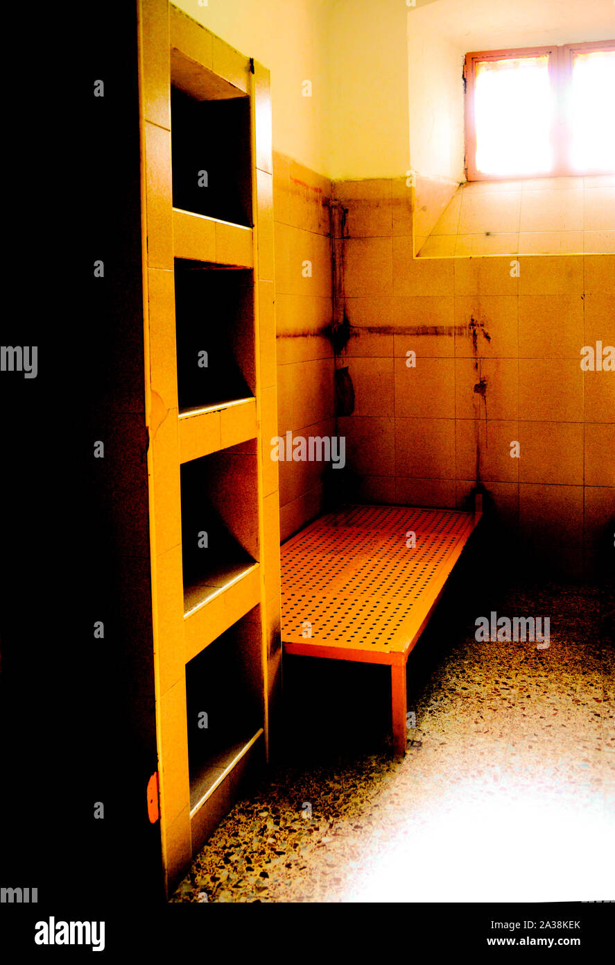 interior of a prison cell Stock Photo - Alamy