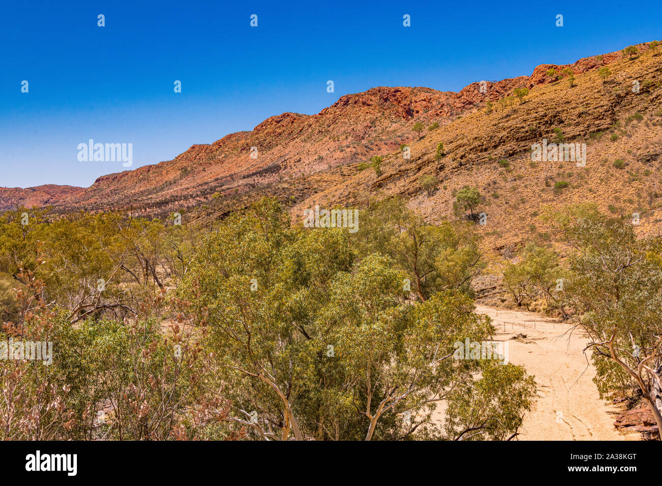 Trephina Gorge Nature Park in the remote East MacDonnell Ranges in the ...
