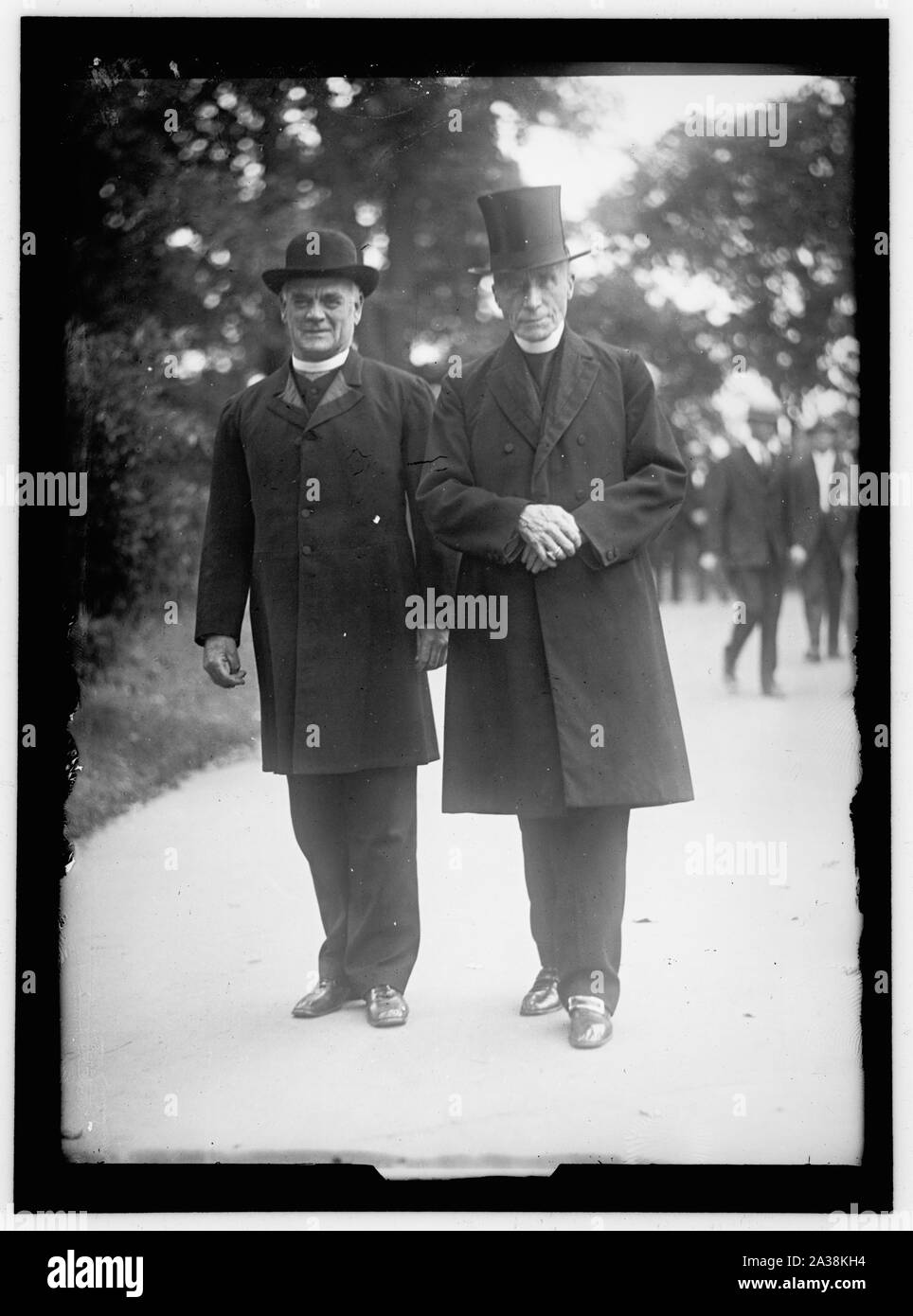 RUSSELL, WILLIAM T. MONS., PASTOR, ST. PATRICK'S CHURCH. LEFT, WITH ...