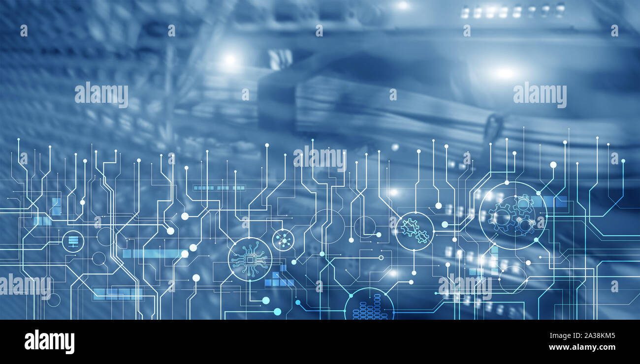 Schematic electronic draft server room information communication ...