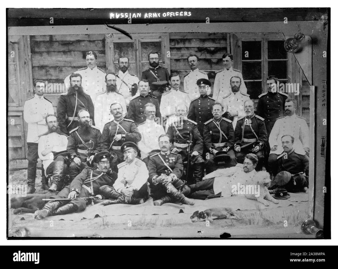 Russian Army officers Stock Photo - Alamy