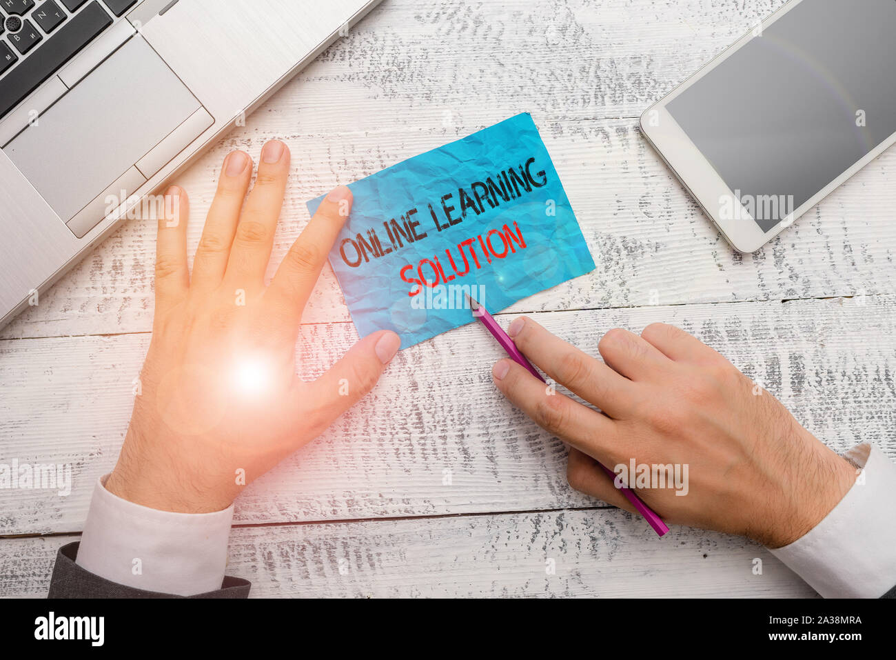 Word writing text Online Learning Solution. Business photo showcasing ...