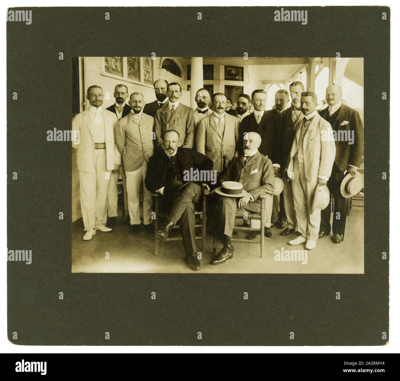 Russian Peace Commission and their staff Stock Photo - Alamy