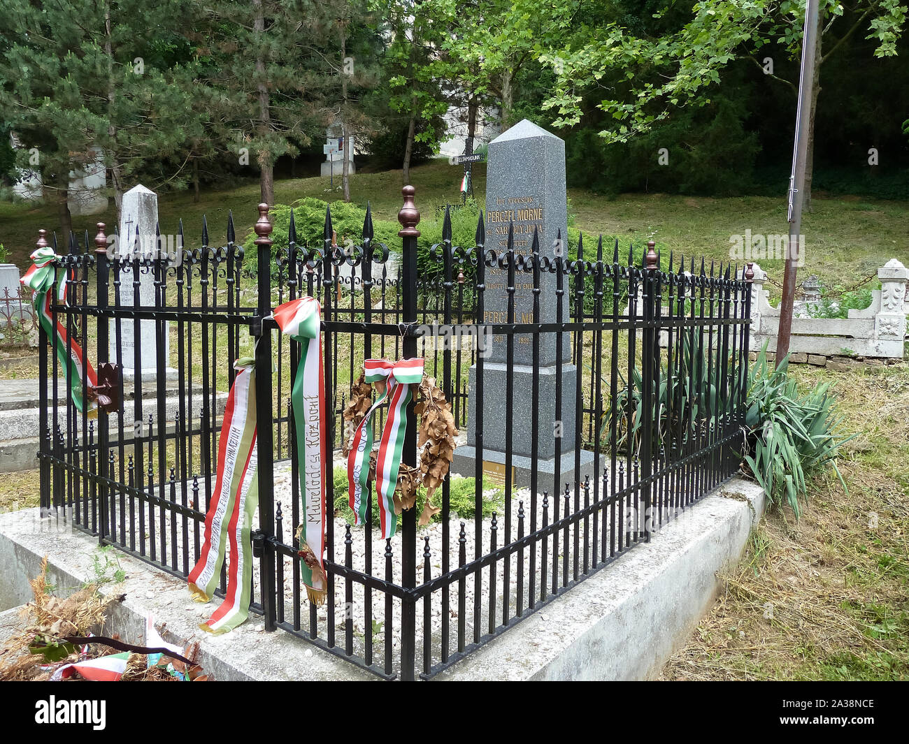 Mor Perczel's tomb, Mór Perczel was a Hungarian landholder, general ...