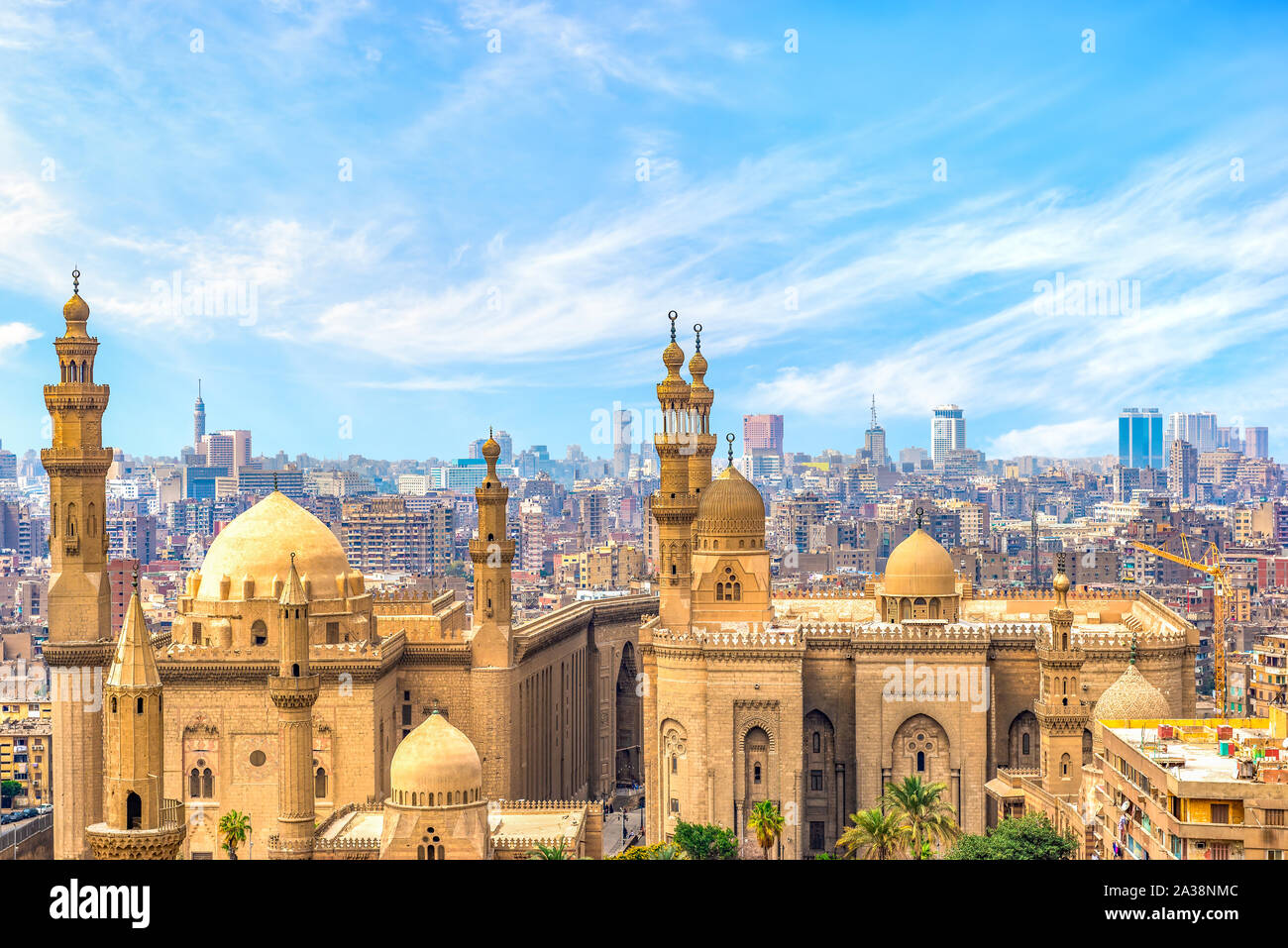 Mosque sultan hassan dome cairo egypt hi-res stock photography and ...