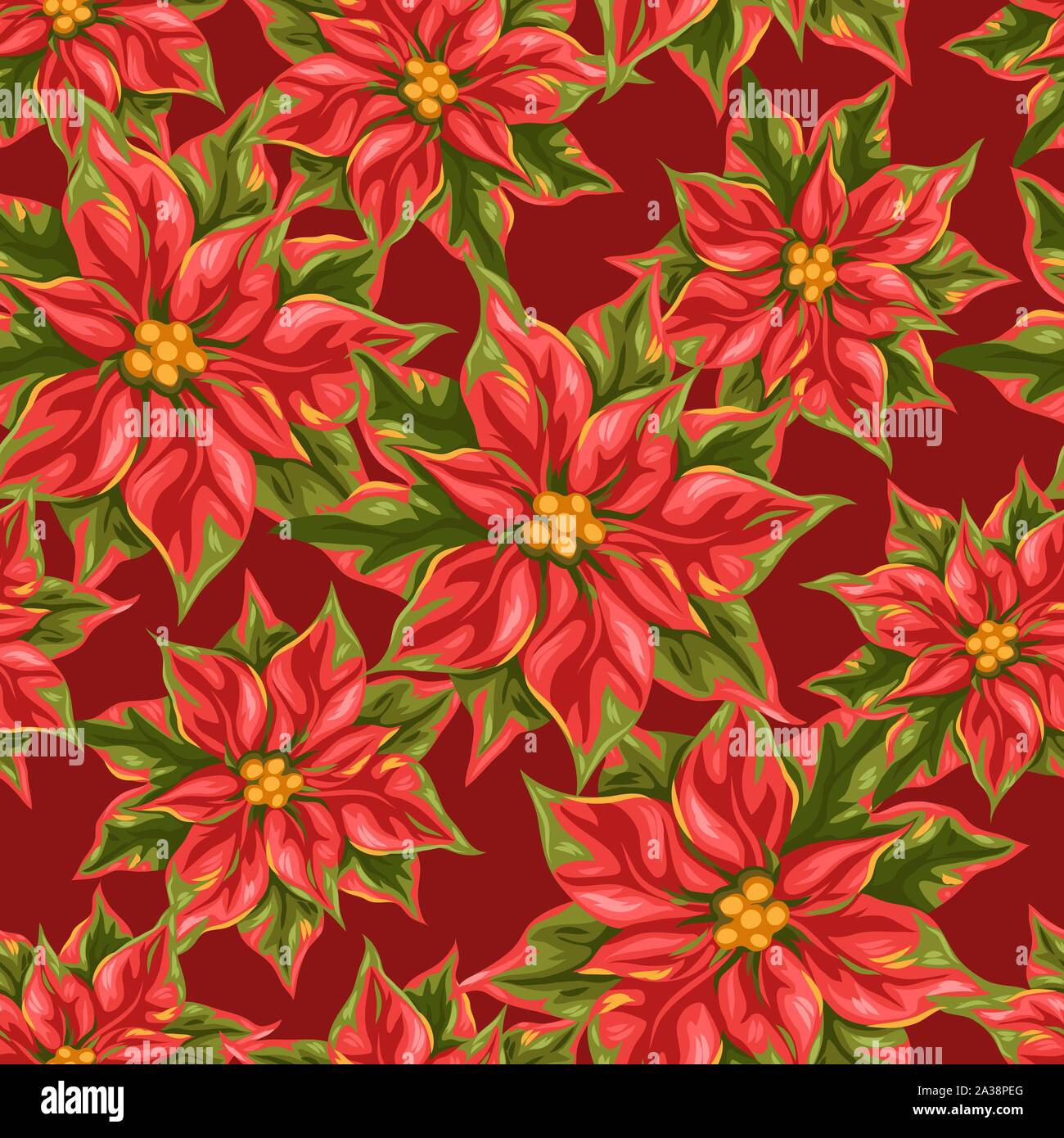 Poinsettia fabric hi-res stock photography and images - Alamy